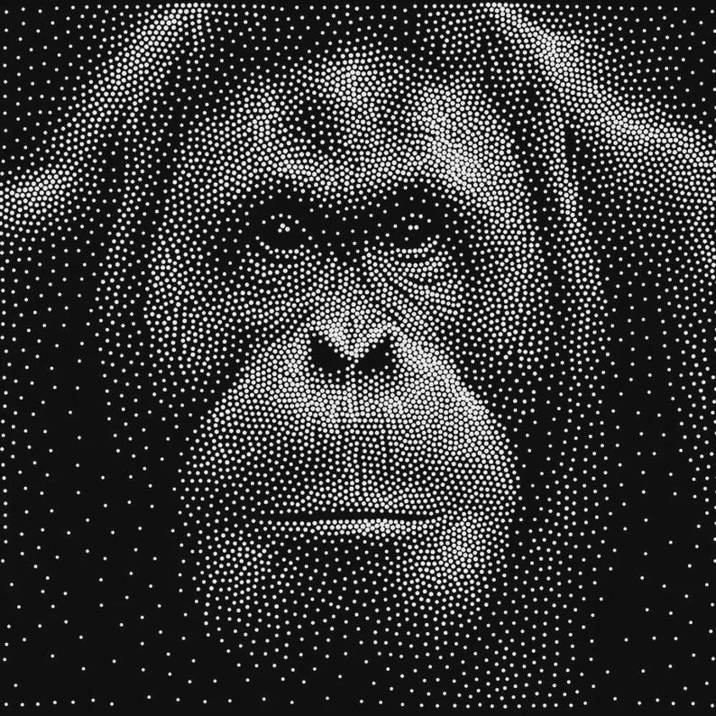 Neil Makes Stipple Art Vector Image CNC Woodworking Router File ...