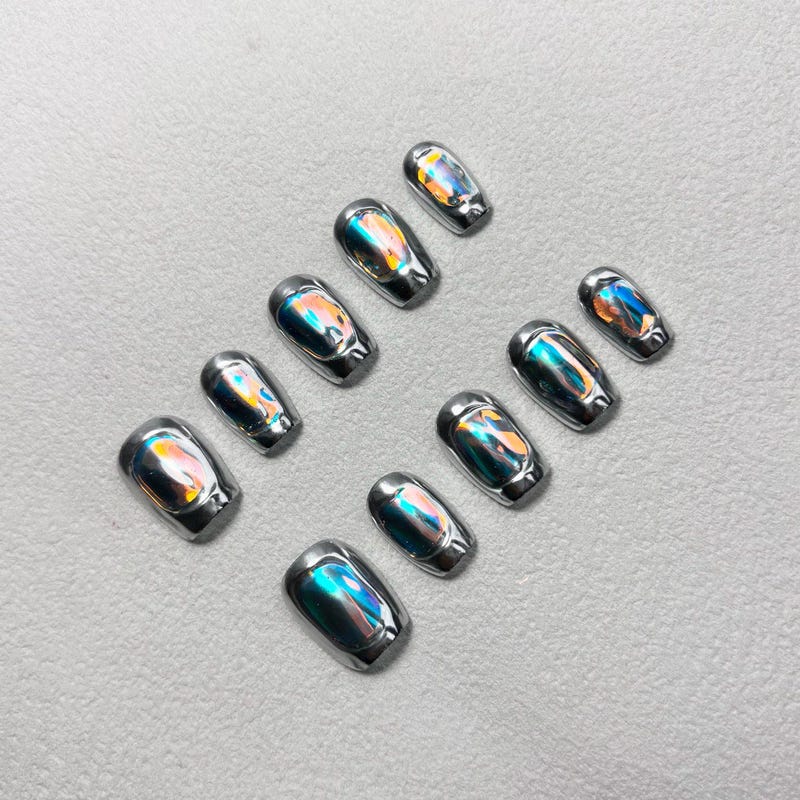 Metal Finger Nails - Etsy