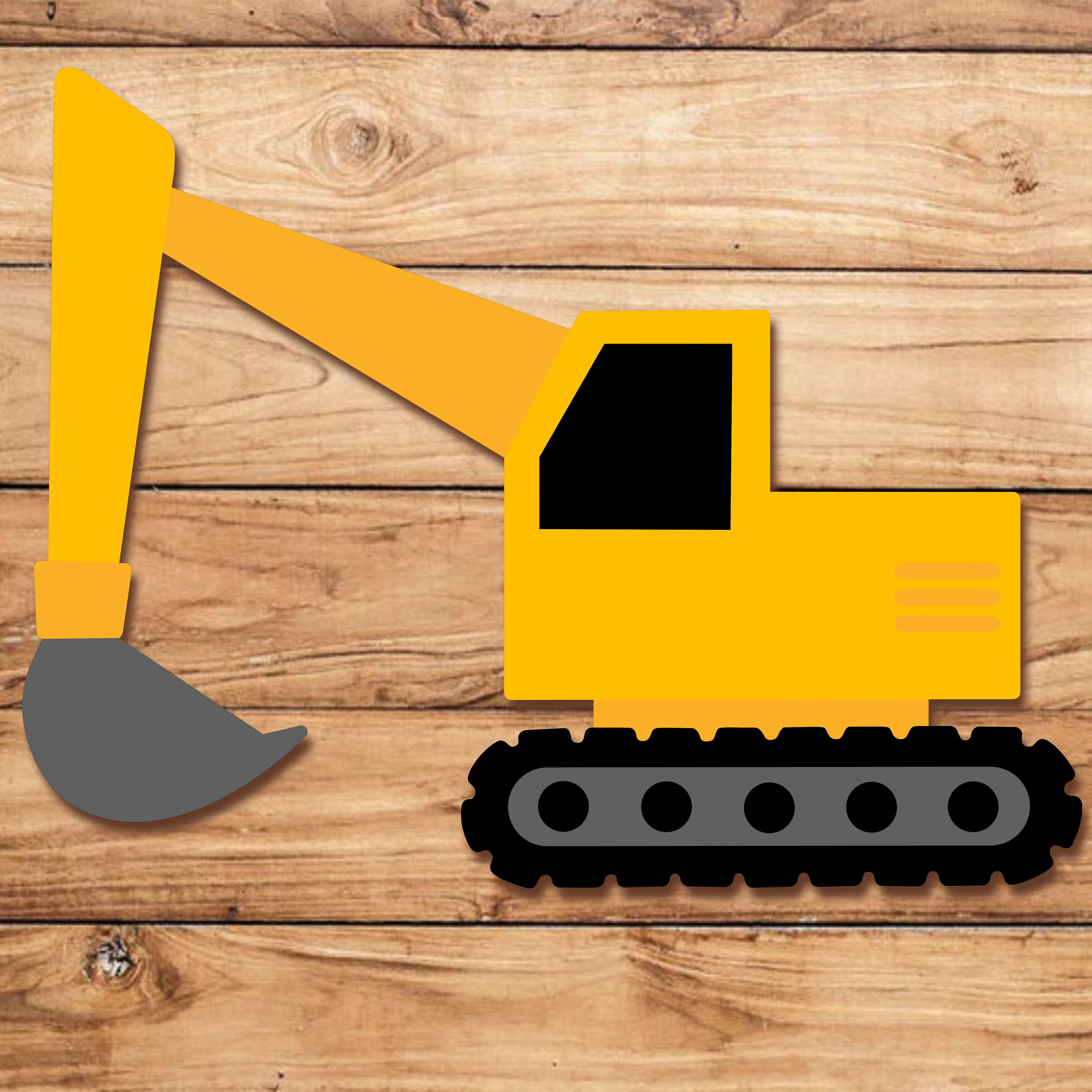 Excavator SVG Cut File for Craft Cutting Machine - Etsy