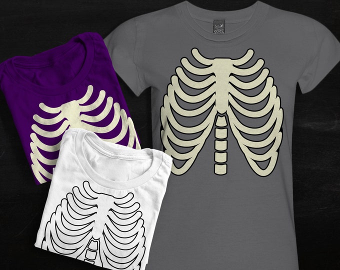 Skeleton Rib Cage Reusable Stencil - Etsy Canada