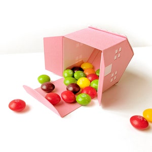 Cute House Box SVG + PDF Design - Etsy