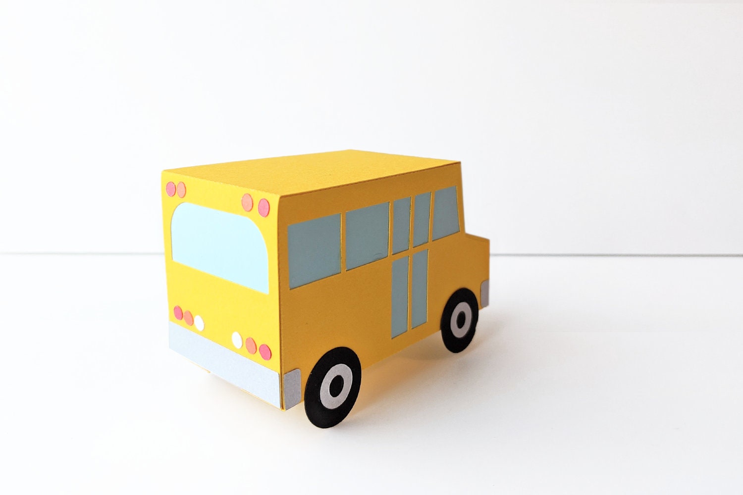 School Bus Gift Box SVG Design - Etsy UK