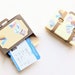 3D Paper Suitcase Gift Box SVG File With Printable PNG Travel Stickers ...