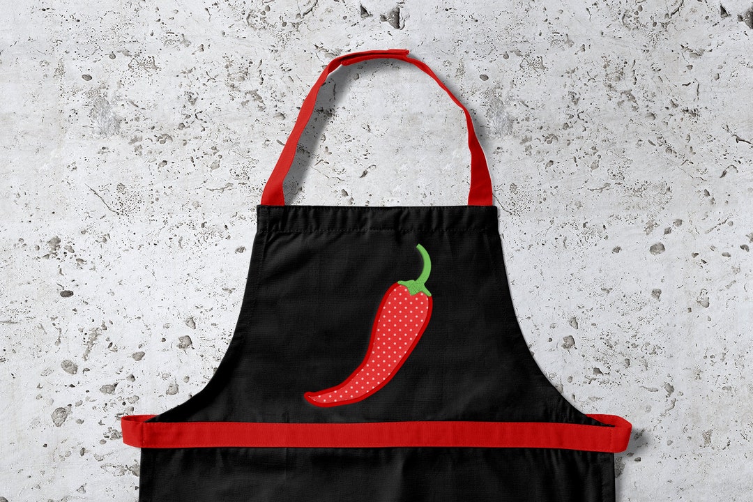 Chili Pepper Applique Embroidery File - Etsy