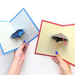 Graduation Cap Pop up Card SVG and PDF Design - Etsy Canada