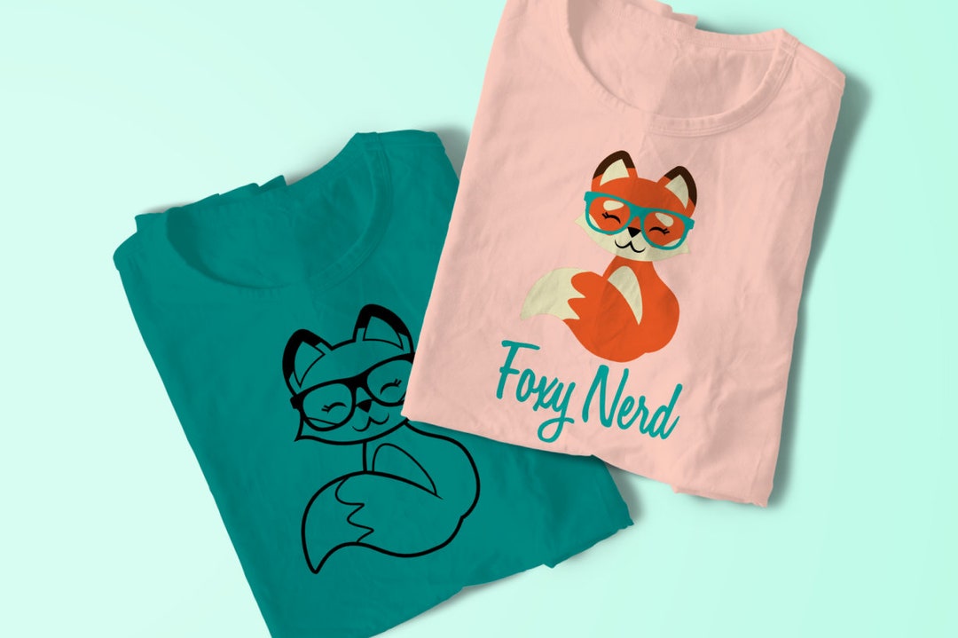 Foxy Nerd SVG File - Etsy
