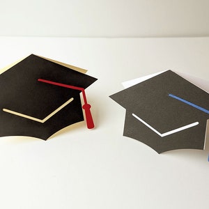 Grad Hat Pop up Card With Optional Gift Card or Money Pocket SVG File ...