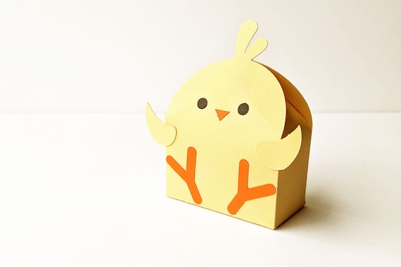 Baby Chick Gift Box SVG Design - Etsy