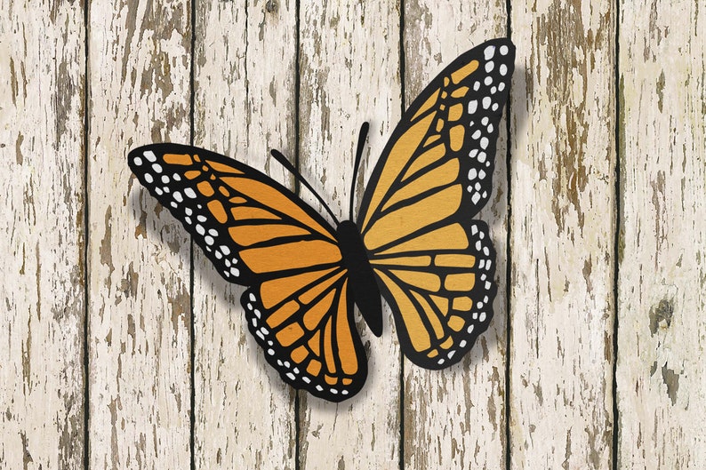 Monarch Butterfly SVG File - Etsy