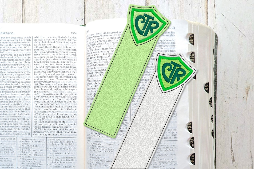 CTR Shield Bookmark ITH Applique Embroidery File - Etsy