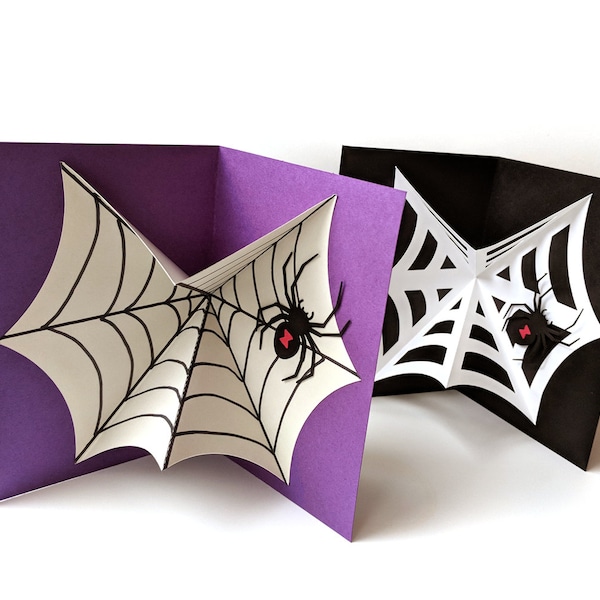 Spider Pop up Card - Etsy