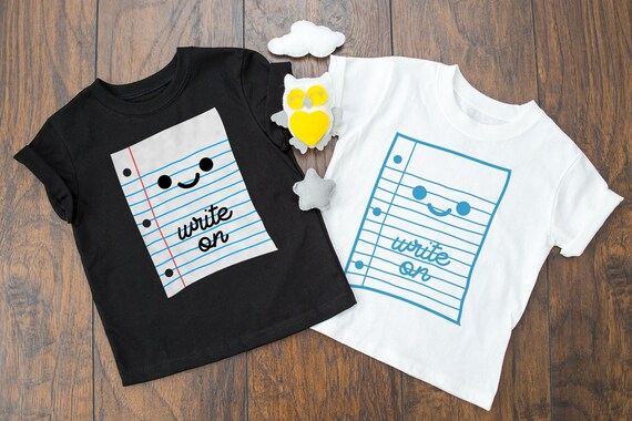 Write on Notebook Paper SVG File - Etsy