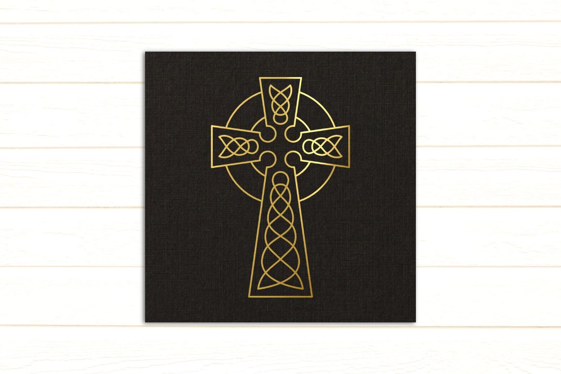 Celtic Cross Single Line SKETCH SVG Design - Etsy