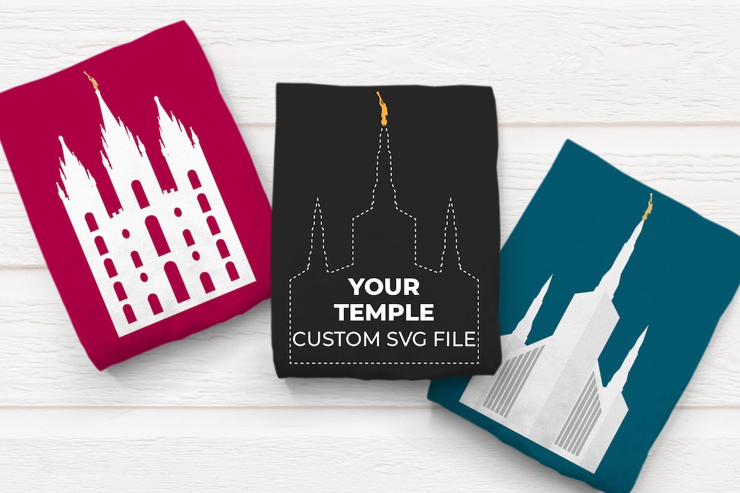 Custom SVG File of YOUR Temple - Etsy