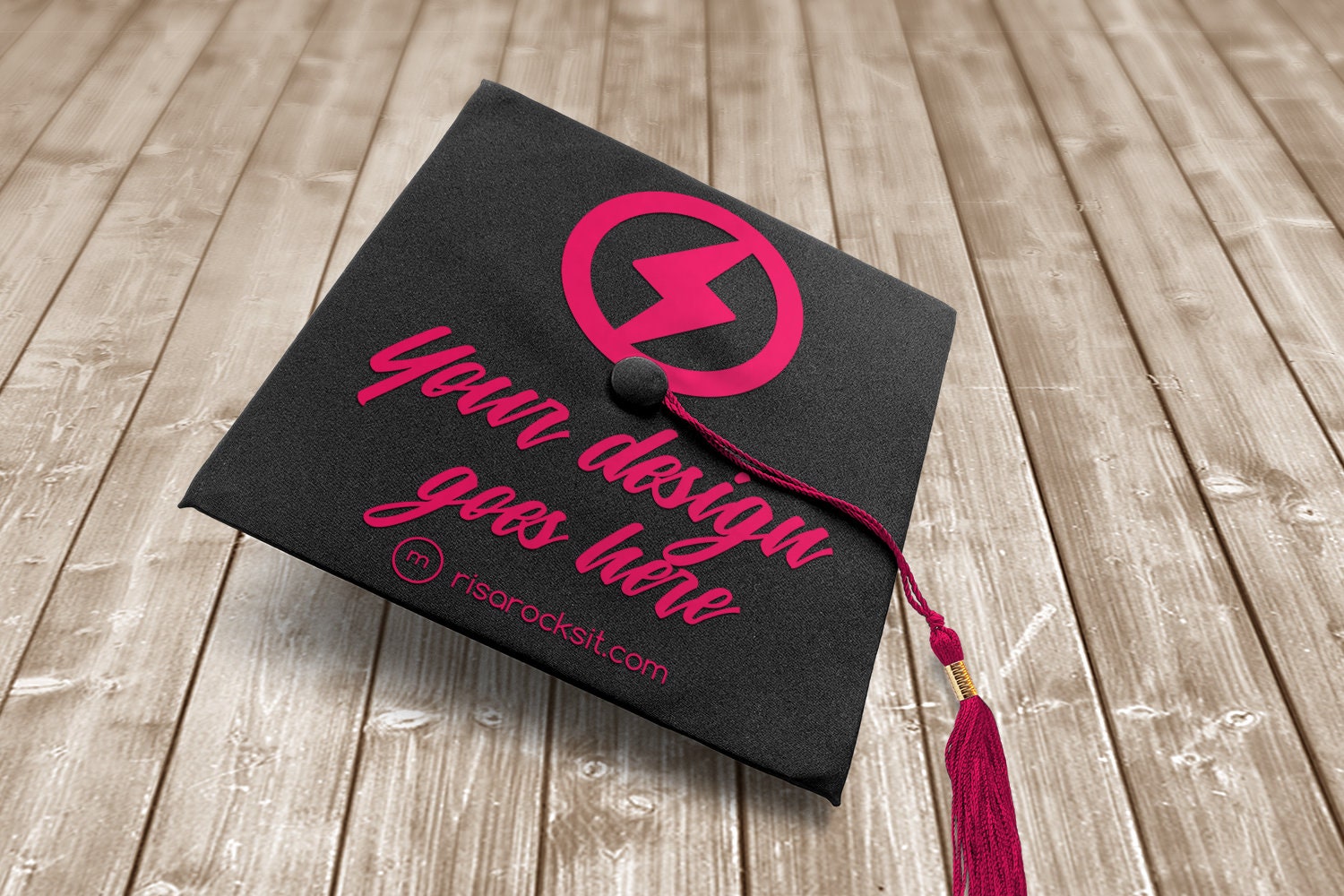 Graduation Cap Design PSD Photoshop Mockup - Etsy