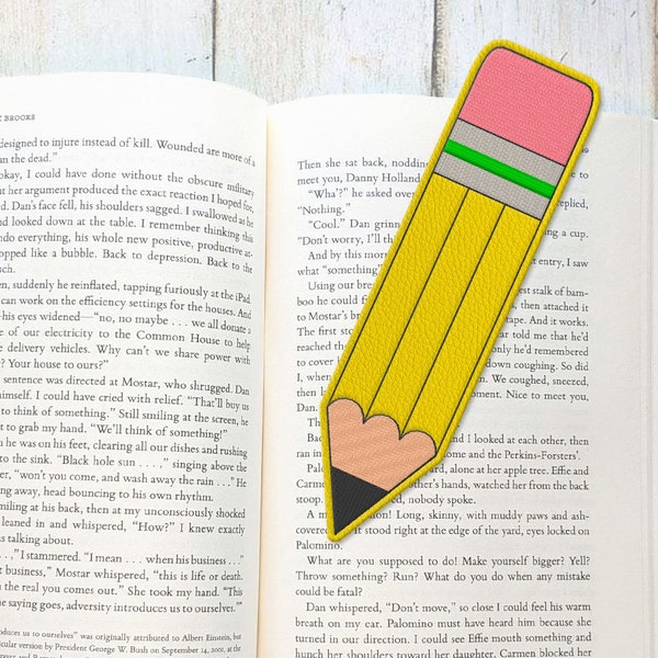 Pencil Bookmark - Etsy