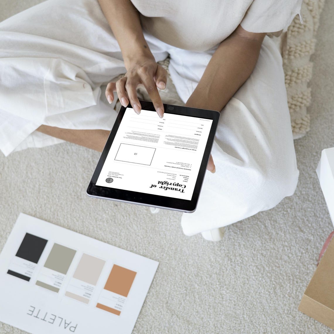 Logo Copyright Transfer Form for Freelance Graphic and Logo Designers. Editable Canva & Indesign ...