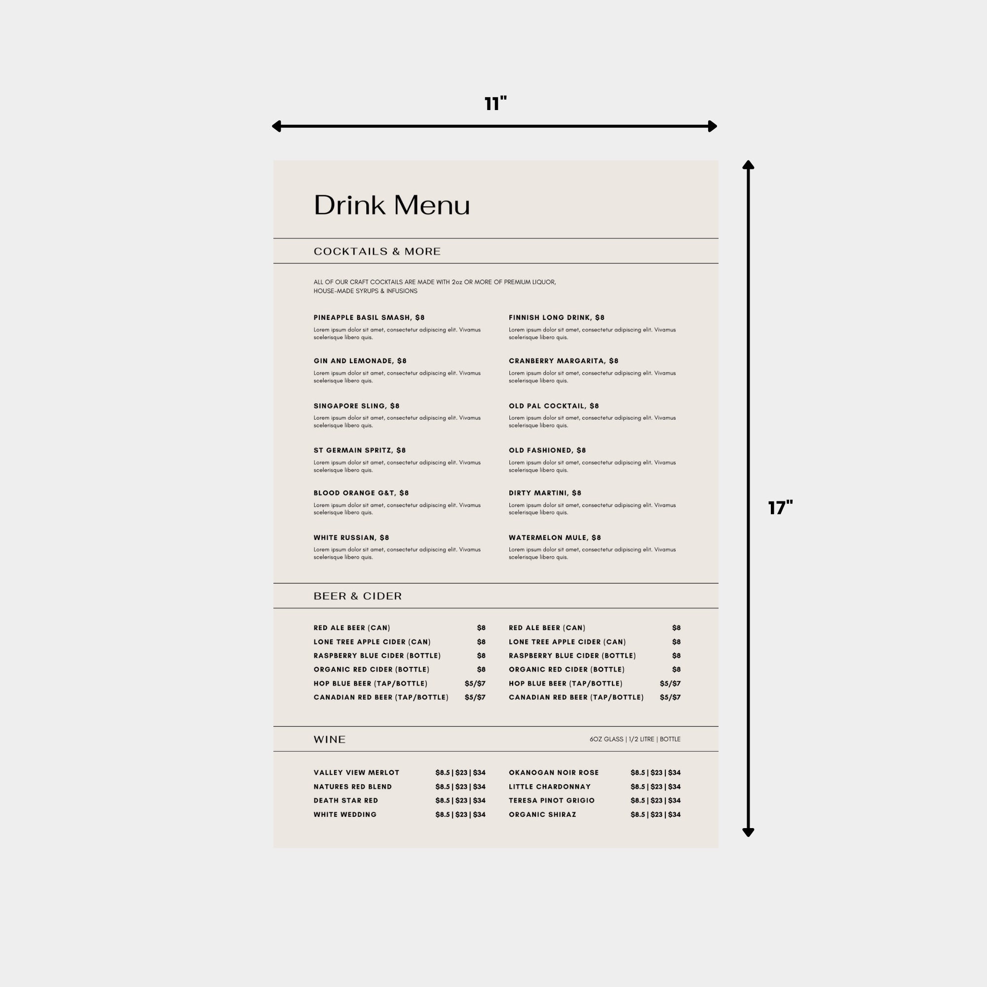 Plantilla de menú de restaurante. Diseñar diseños para comida y bebida ...
