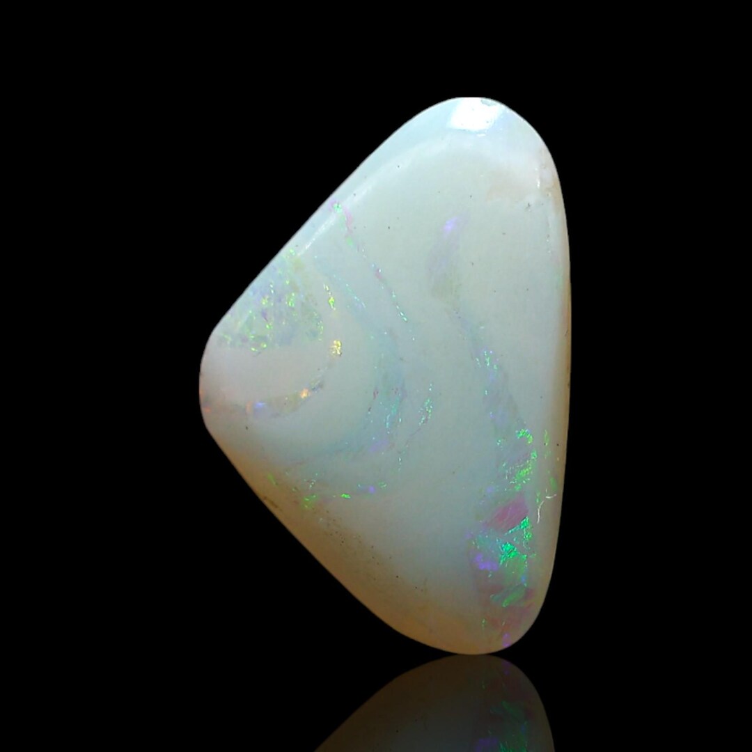 Fire Opal Square Loose Gemstone 100% Natural Multicolor Australian ...