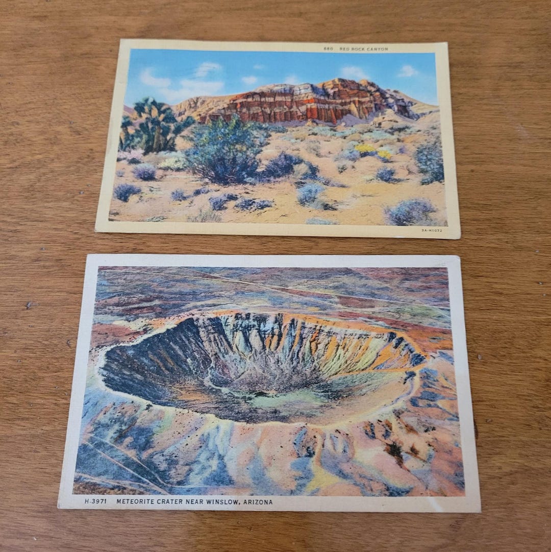 Bundled Postcard and Letter Collection / 1940s Ephemera Vintage Paper ...