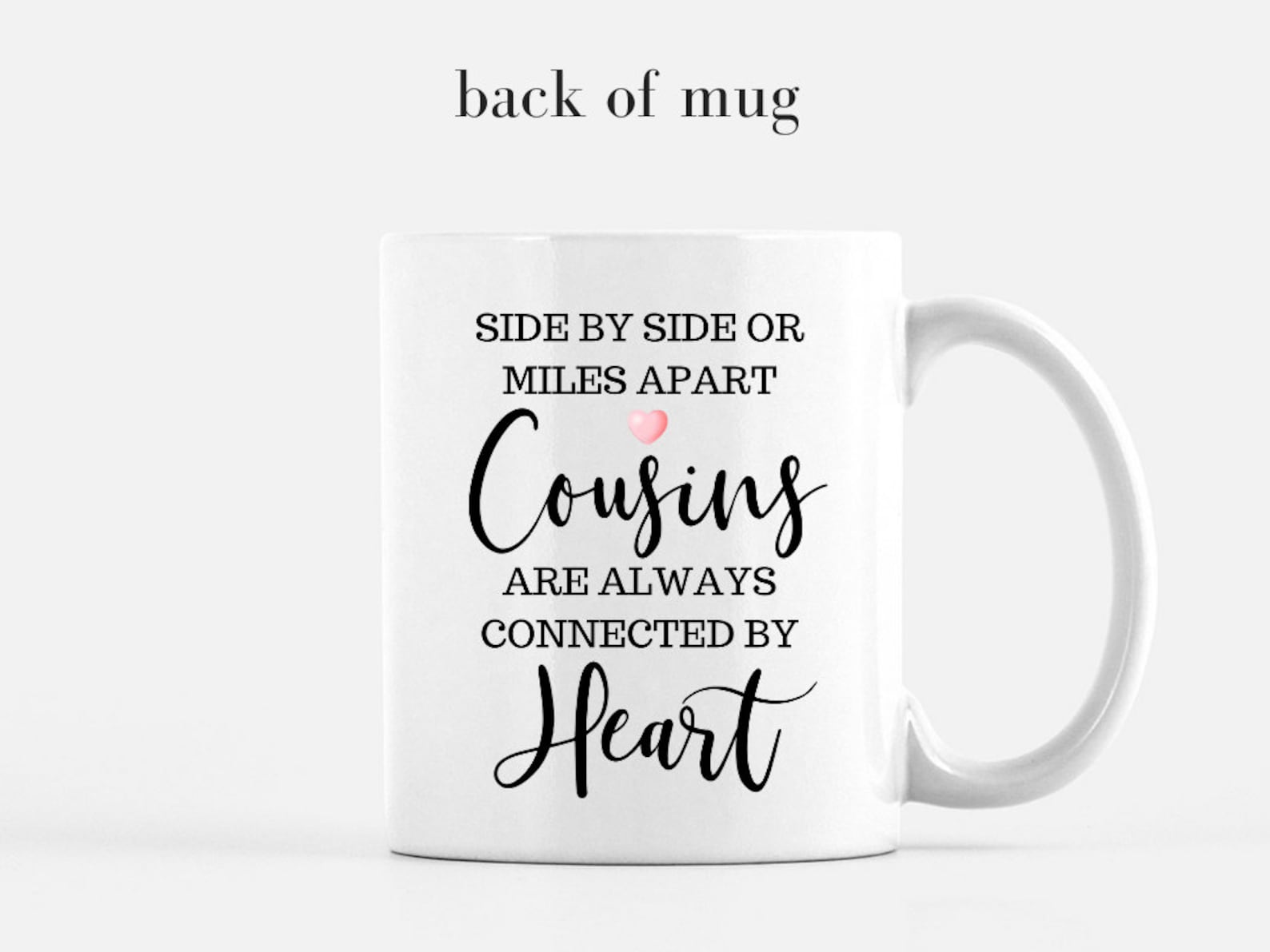 Long Distance Cousin Mug, Custom Cousins Mug, Cousin Gift, State to ...