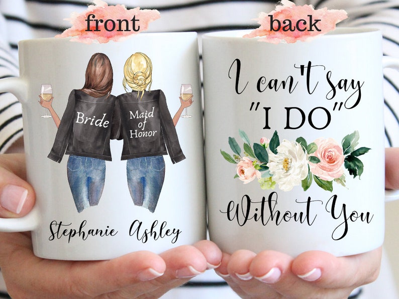 Bridesmaid Proposal Mug Maid of Honor Proposal Best Friends - Etsy