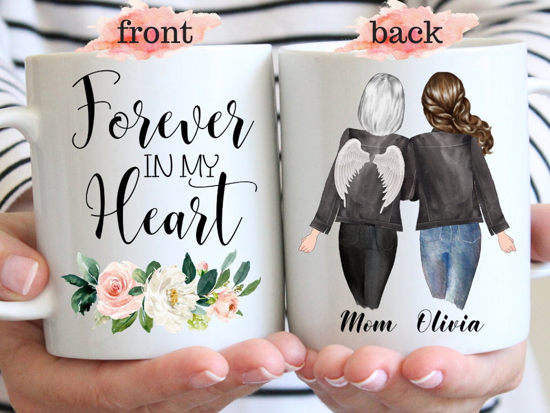 Mom Memorial Mug, Sympathy Gift, Custom Mom Memorial Mug, Personalized ...