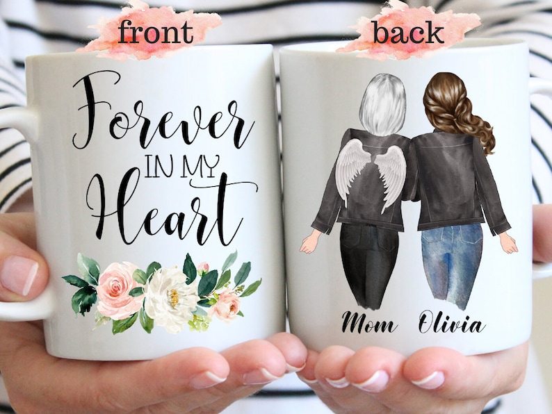 Custom Mom Memorial Mug: Personalized Sympathy Gift - Etsy