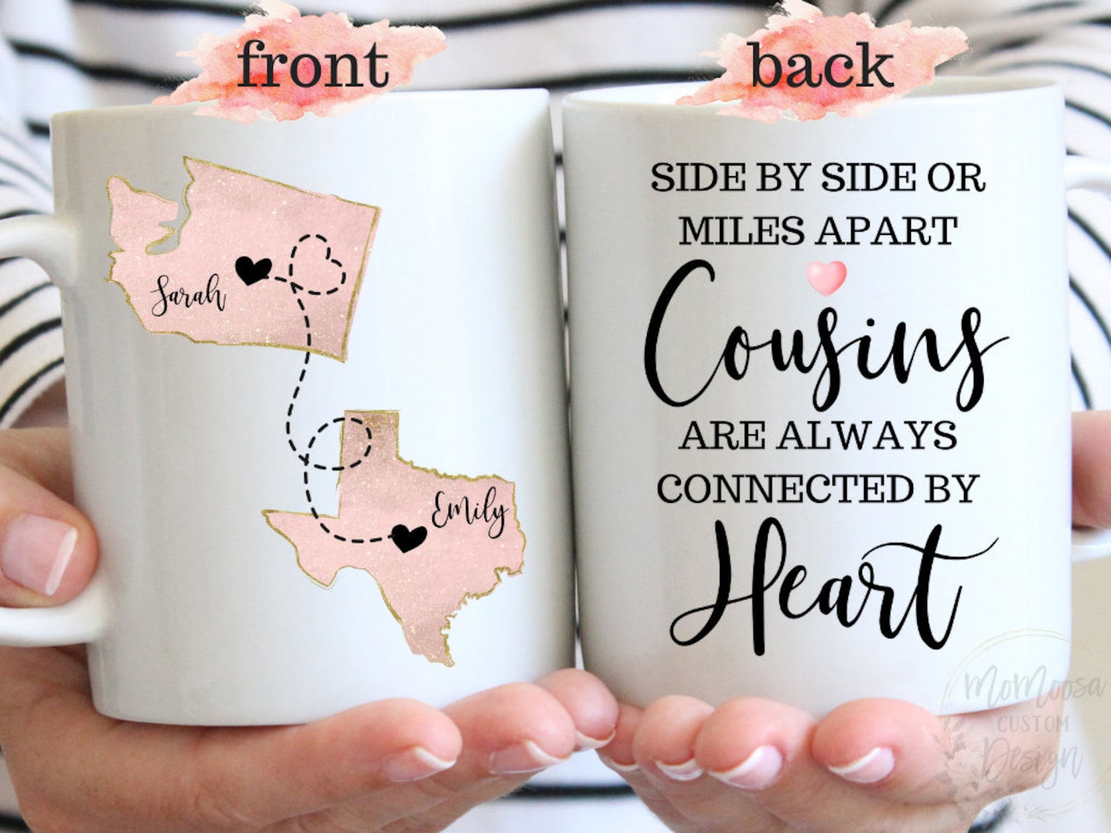 Long Distance Cousin Mug Custom Cousins Mug Cousin Gift - Etsy