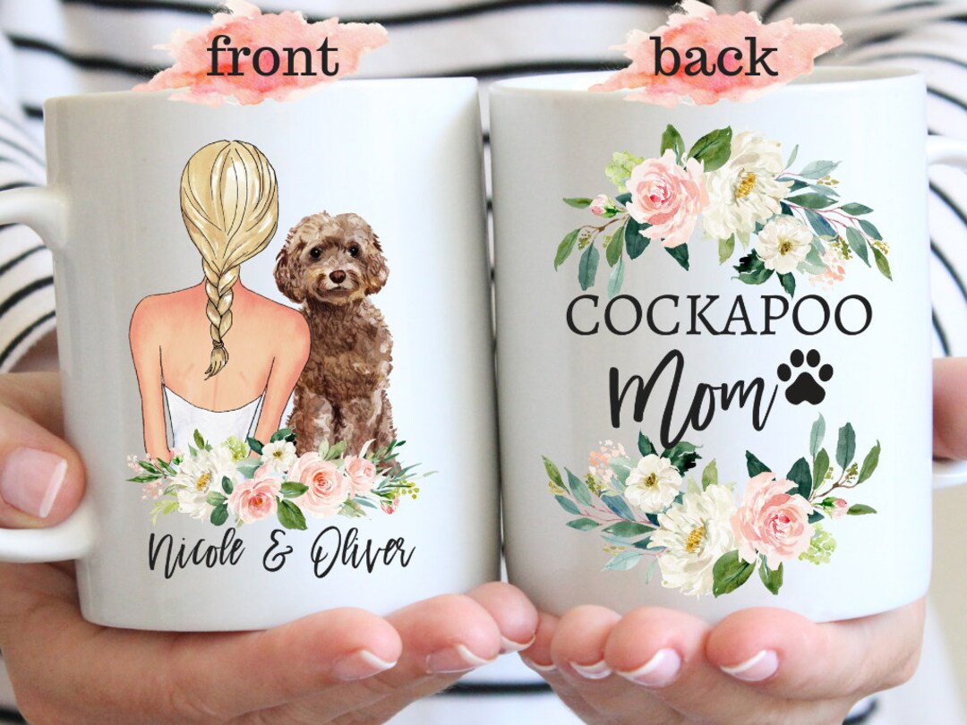 Custom Dog Mom Coffee Mug, Personalized Mother's Day Gift for Dog Lover ...