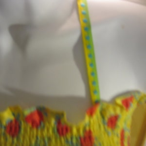 Child Size Large 26 to 33 Inch Chest Pink Polka Dot Flower Stretch Top ...