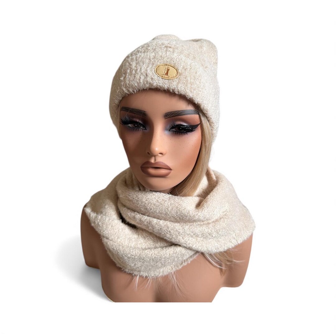 Beanie Hat and Snood Set - Etsy