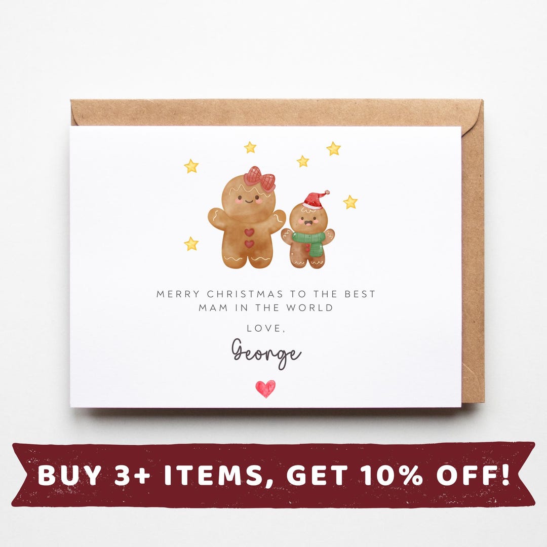 Mam Christmas Card Mam Christmas Cards Mam Christmas Gift Mam Christmas ...