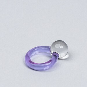 Purple Orb Ring - Etsy