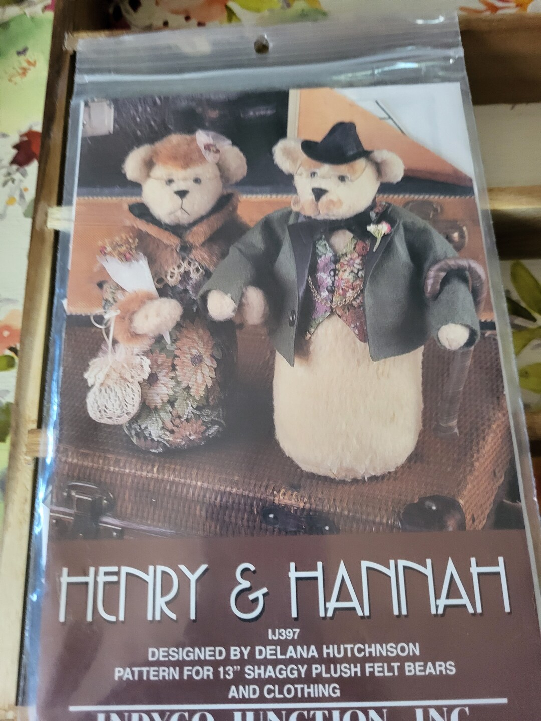 Henry and Hannah Pattern 13 " Bears - Etsy