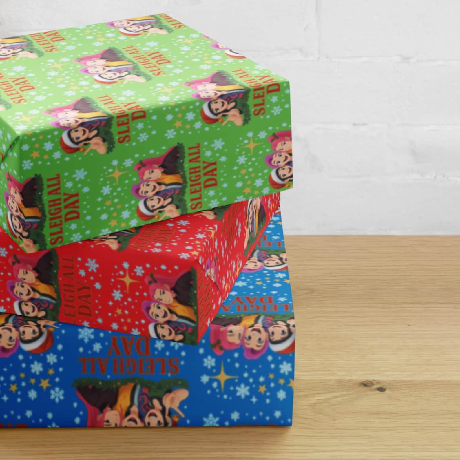 K-pop Demon Hunters Christmas Wrapping Paper, Cute Anime Holiday Gift ...