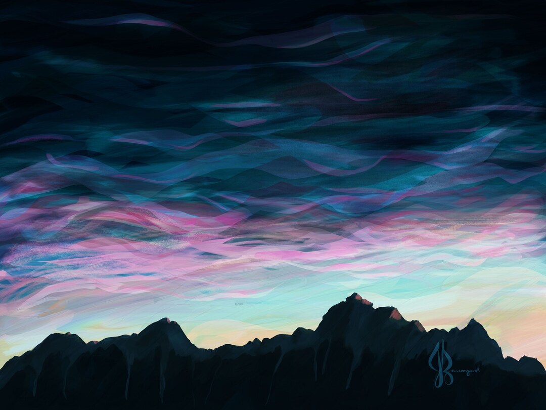 Chinook Sunset – 10x8 Art Print - Etsy