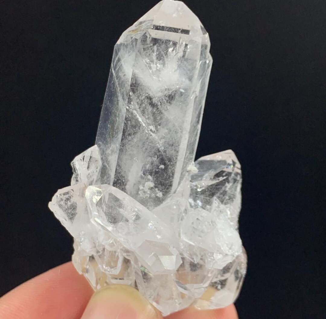 Clear Faden Quartz Crystal Specimen 135 CT , Terminated Faden Quartz ...