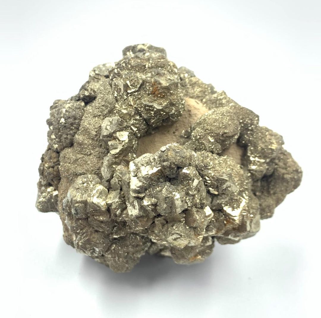 223 Gram Natural Pyrite Specimen: Goldish Healing Crystal, Pakistan ...