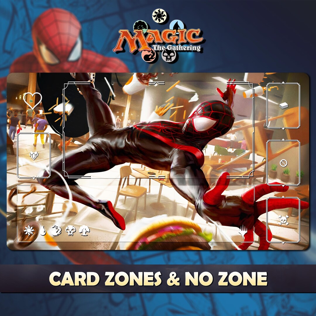 Playmat MTG X Spiderman the Spot's Portal Universes Beyond / 24''x14 ...