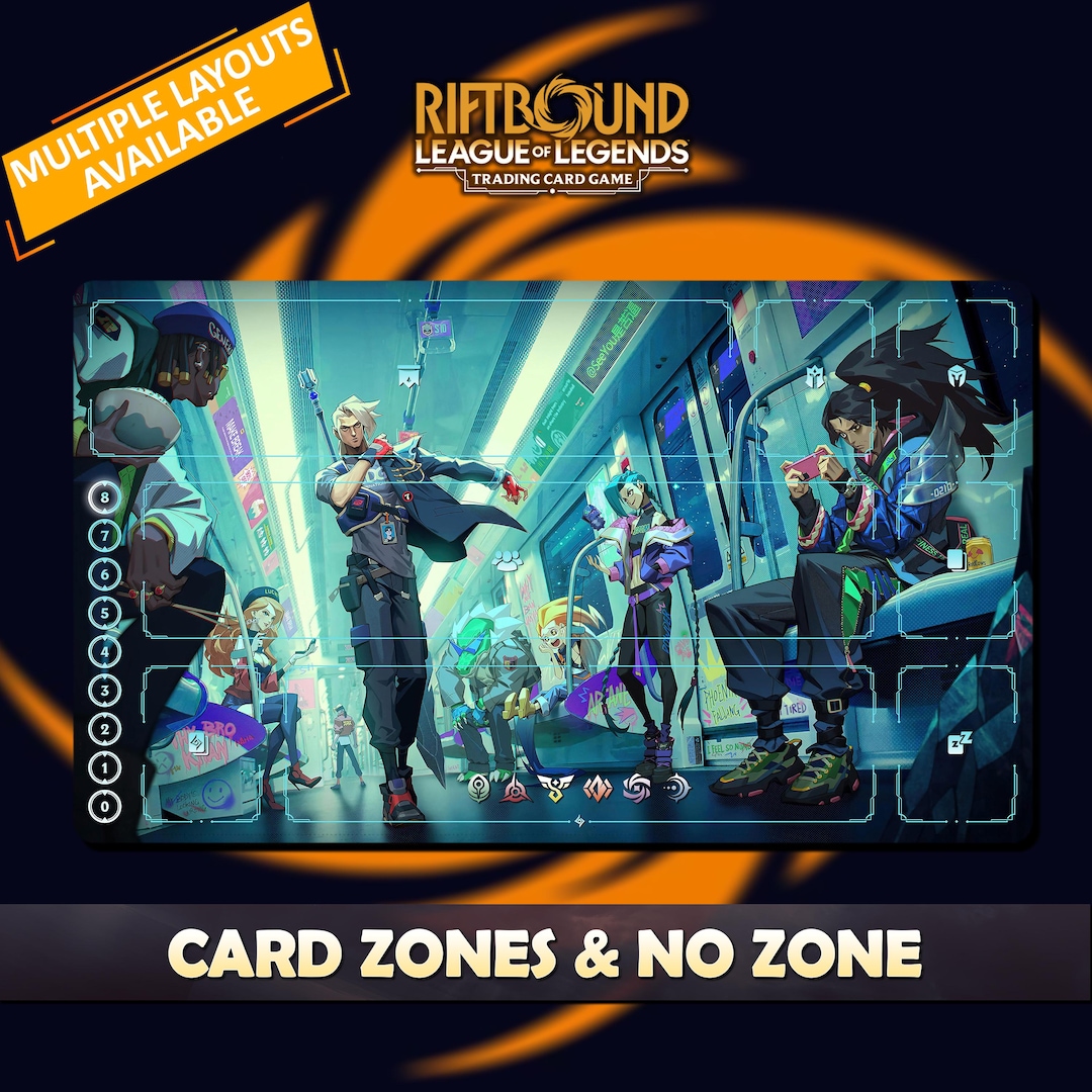 Arcane Playmat Riftbound LOL - Riftbound Trading Card Game - 24x14 ...