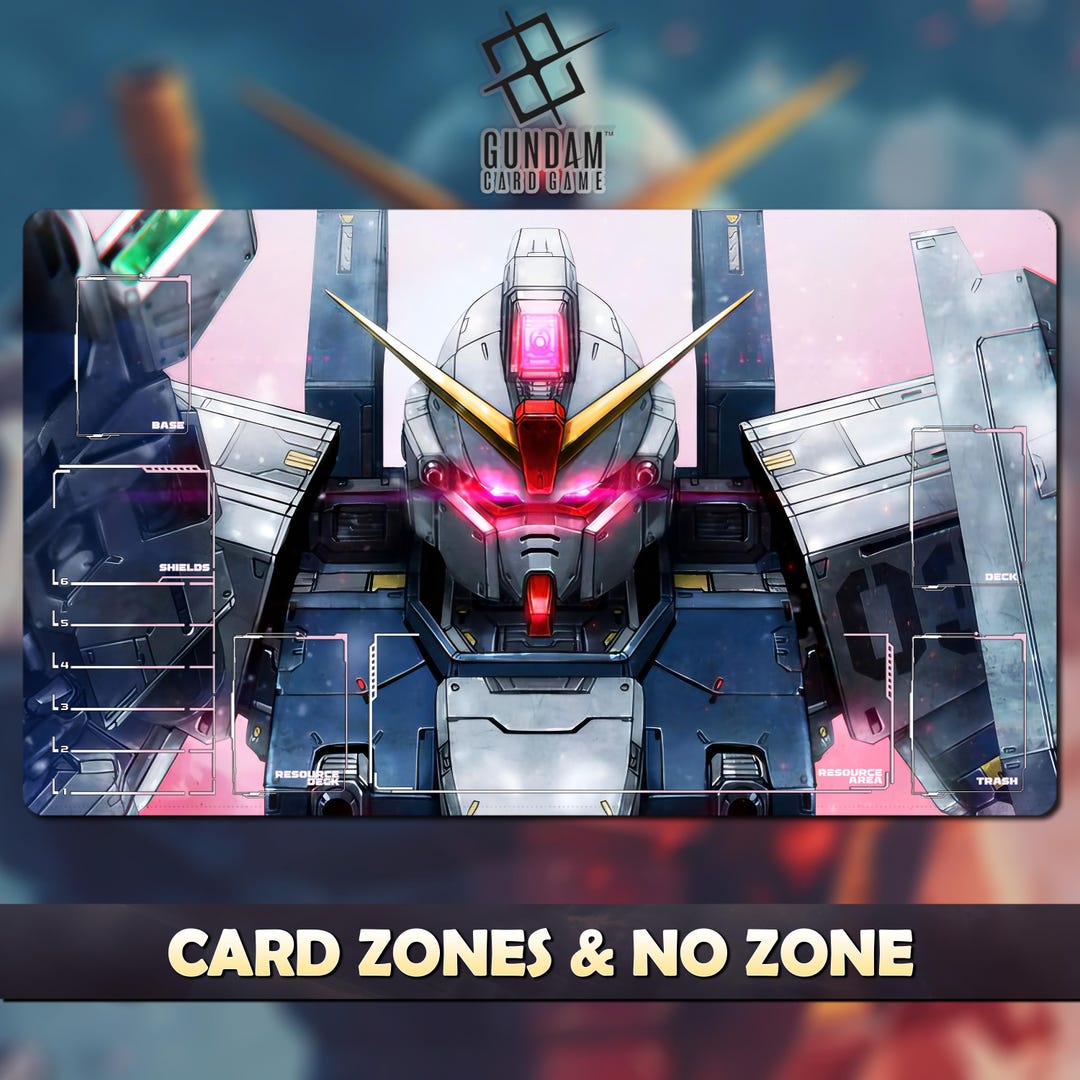Playmat Exam System Gundam Card Game - Gundam TCG / 24x14 Inches ...