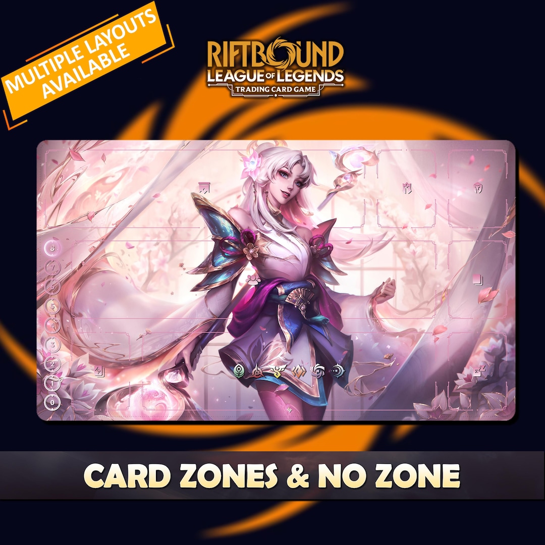 Lux Prestige Spirit Blossom Playmat Riftbound LOL - Trading Card Game ...