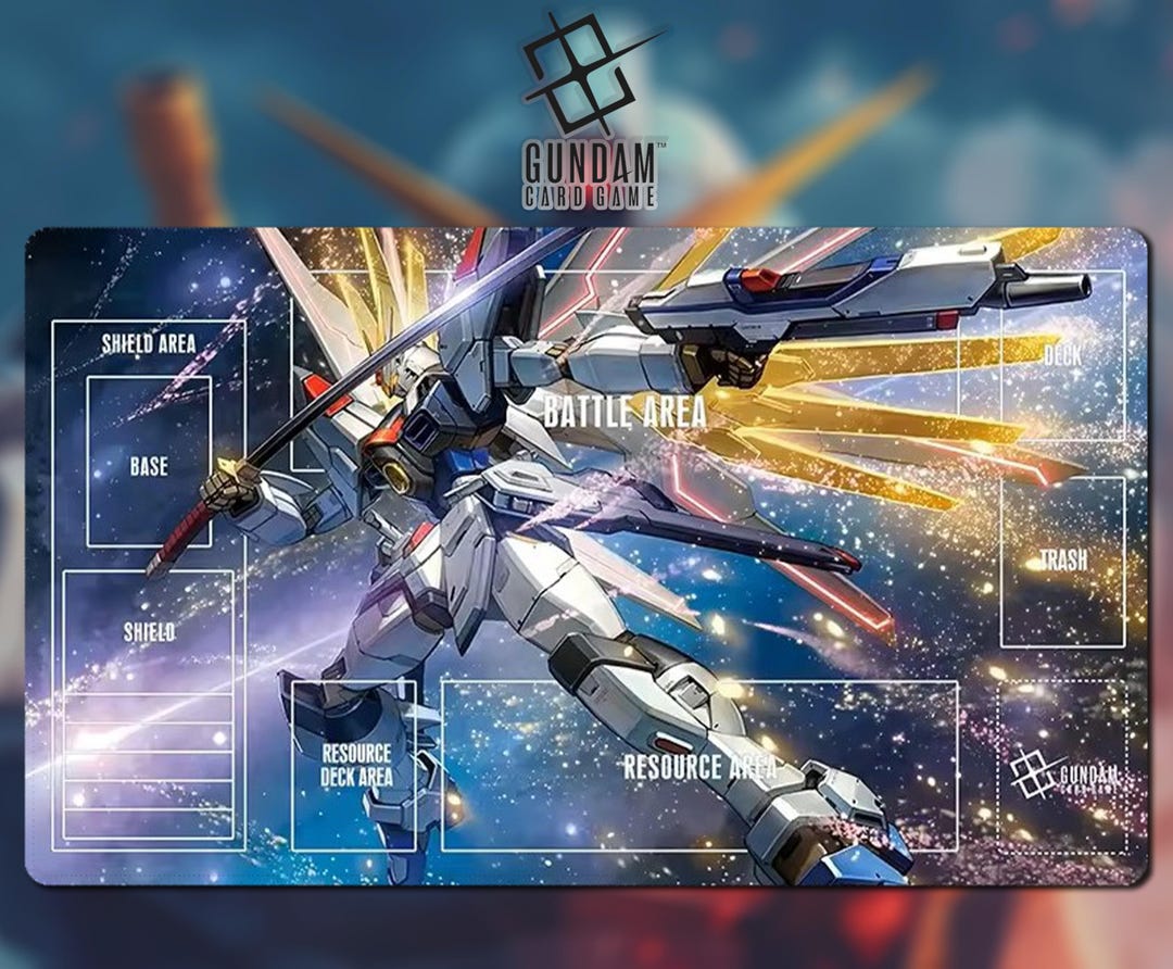 Playmat Arsenal Base Gundam Card Game With Zone 10A - Gundam TCG ...