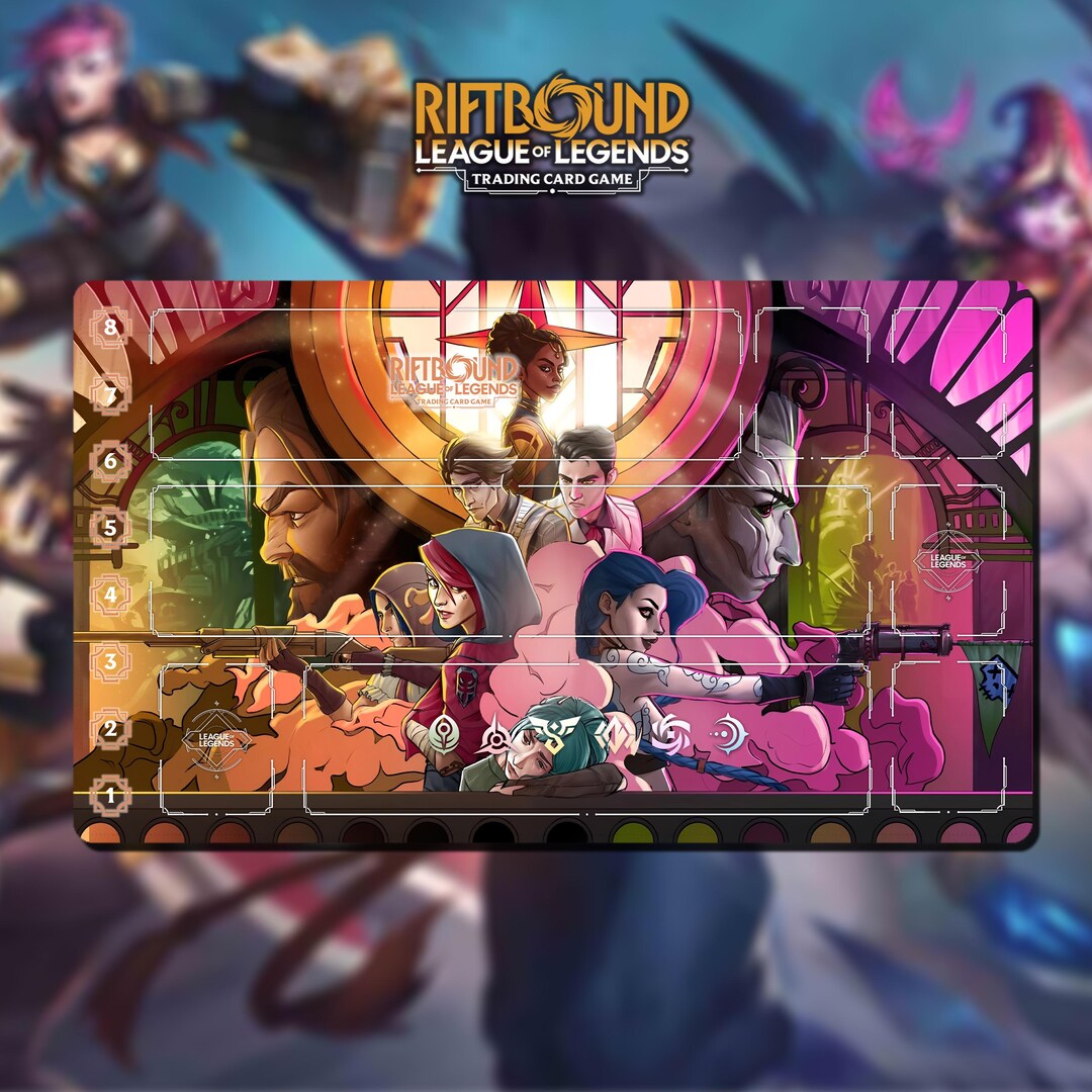 Playmat Riftbound X Arcane LOL - Riftbound TCG / 24x14 Inches ...