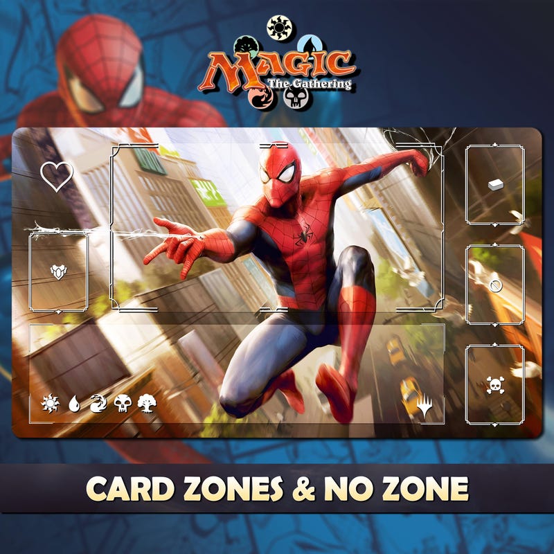 Mtg Playmat Spiderman - Etsy