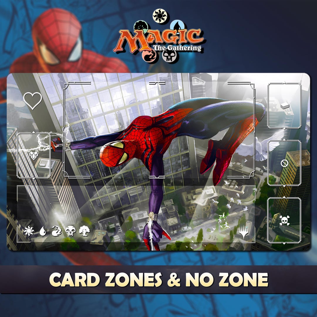 Playmat MTG X Spiderman Spider Girl Legacy Hero Universes Beyond / 24 ...