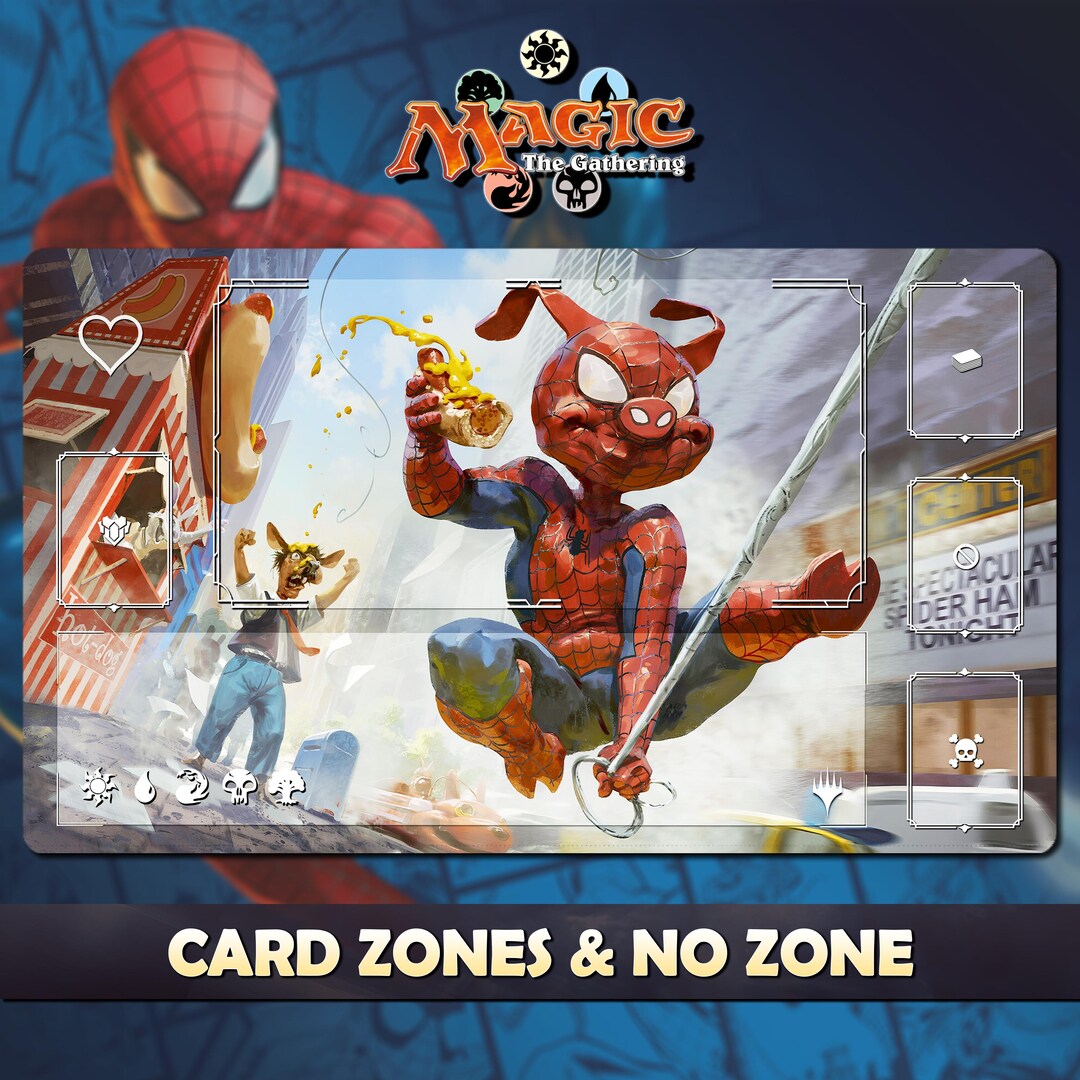 Playmat Spider-ham Peter Porker - MTG X Spiderman Universes Beyond ...