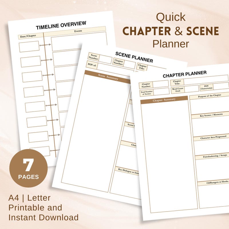 Story Scene Outlines - Etsy UK