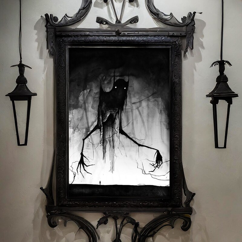 Horror Monster Wall Art - Etsy